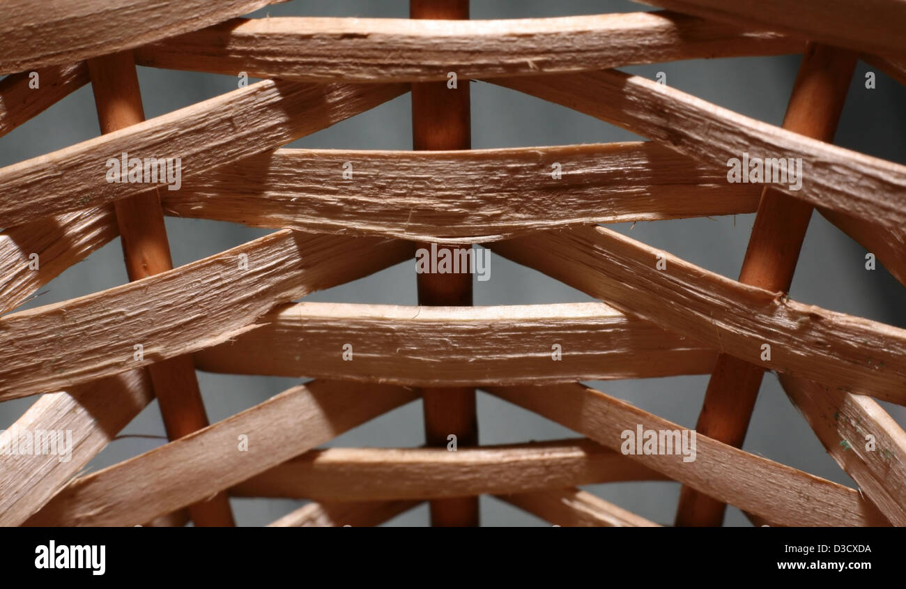 The weaved basket close-up Stock Photo - Alamy