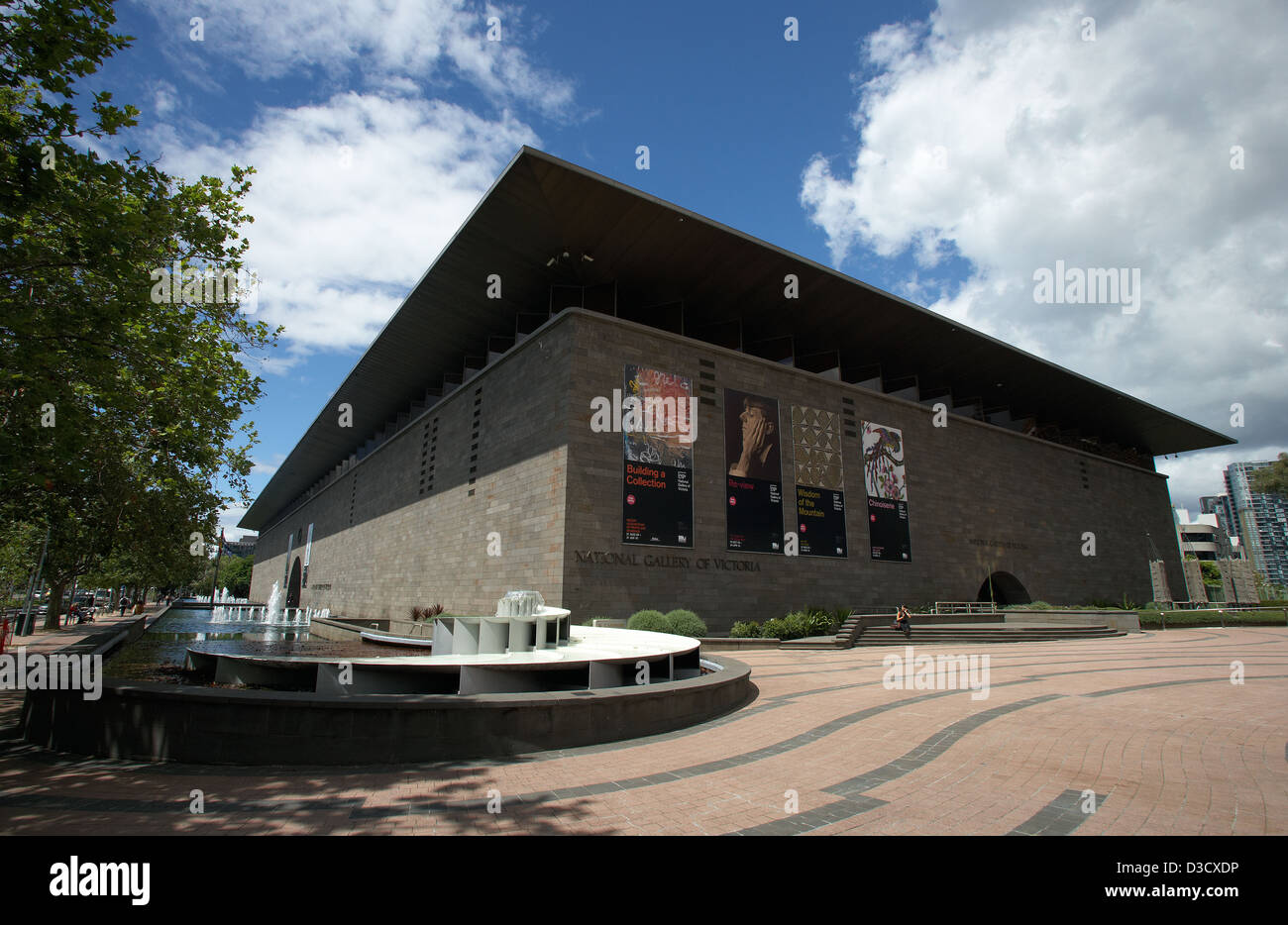 Melbourne, Australia, the National Gallery of Victoria Stock Photo - Alamy