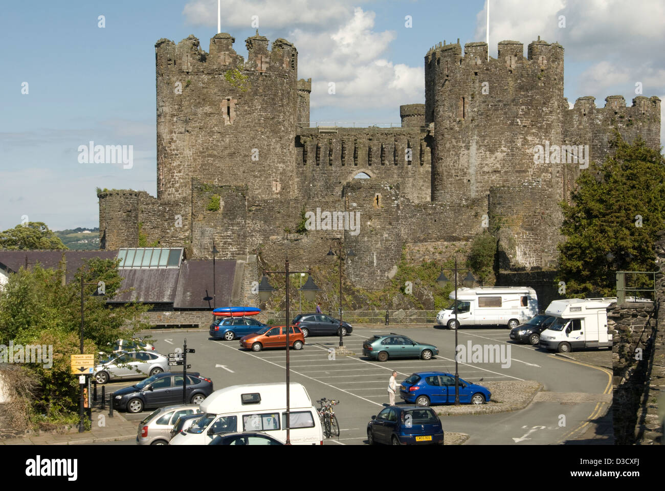 Conwy city walls hi-res stock photography and images - Alamy