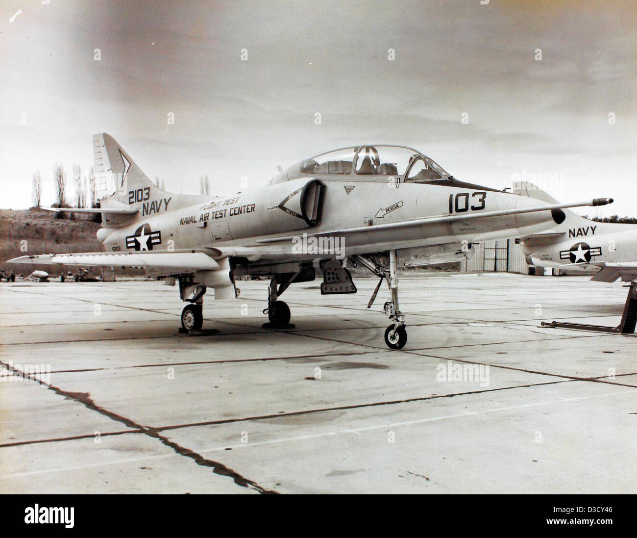 The Douglas TA-4E Skyhawk, an upgraded version of the A-4 Skyhawk, was ...