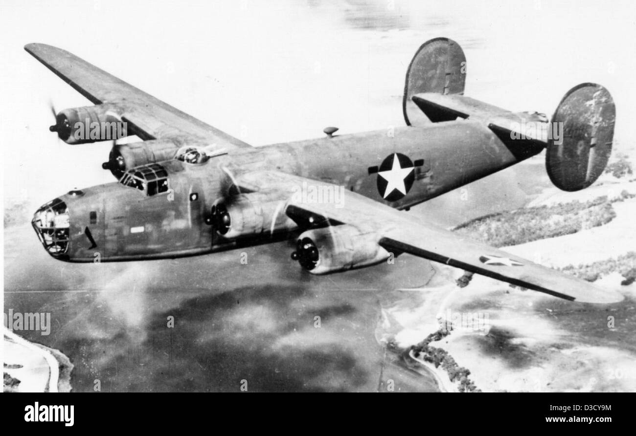 The Consolidated B-24D Liberator was a heavy bomber used by the U.S ...