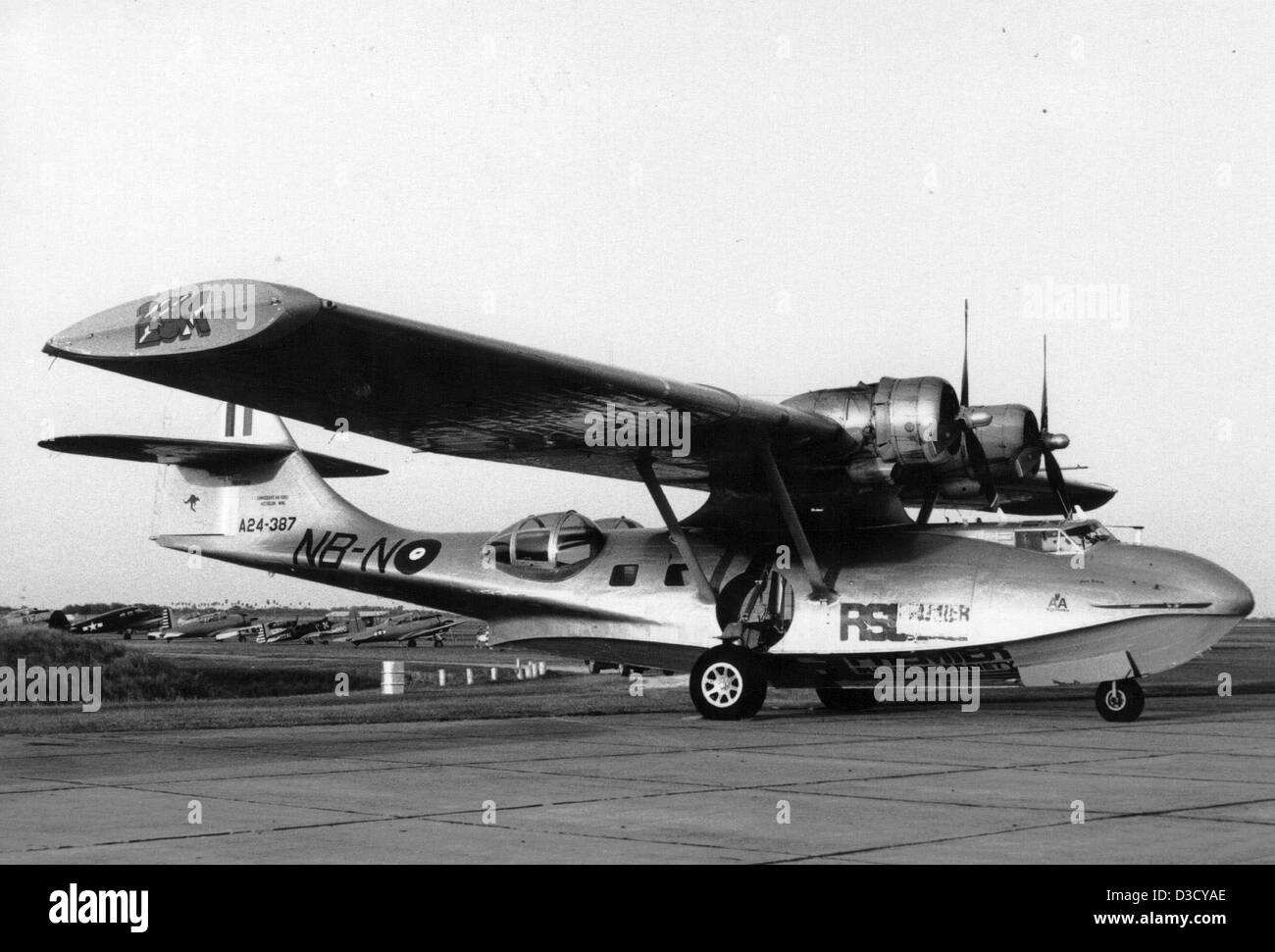 The Consolidated PBY-5A Catalina, captured in the Charles M. Daniels ...