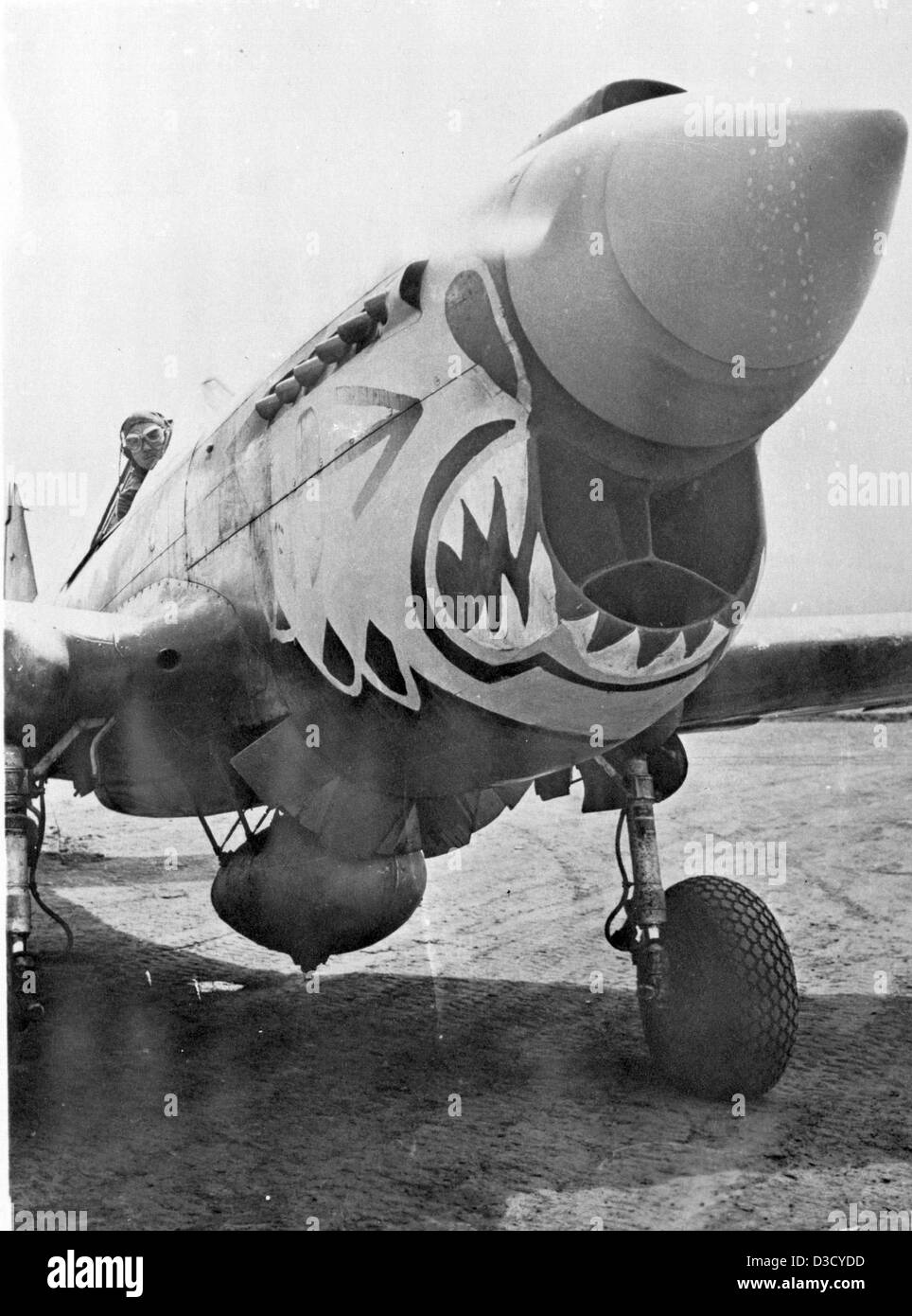 Curtiss p 40e warhawk Black and White Stock Photos & Images - Alamy