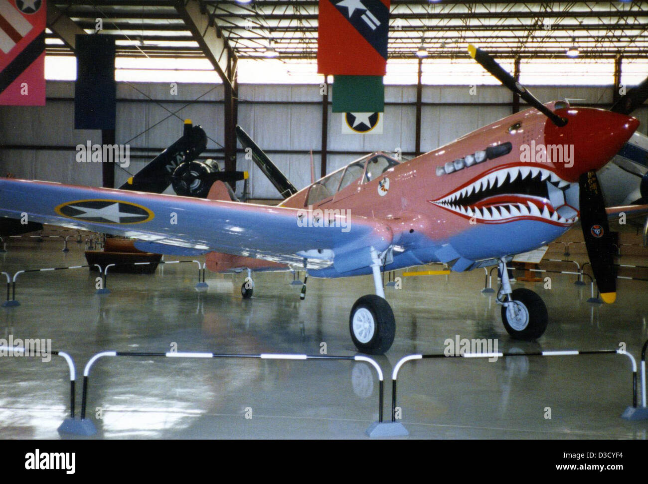 The Curtiss P-40N Warhawk, displayed at the Air Museum in Kalamazoo ...