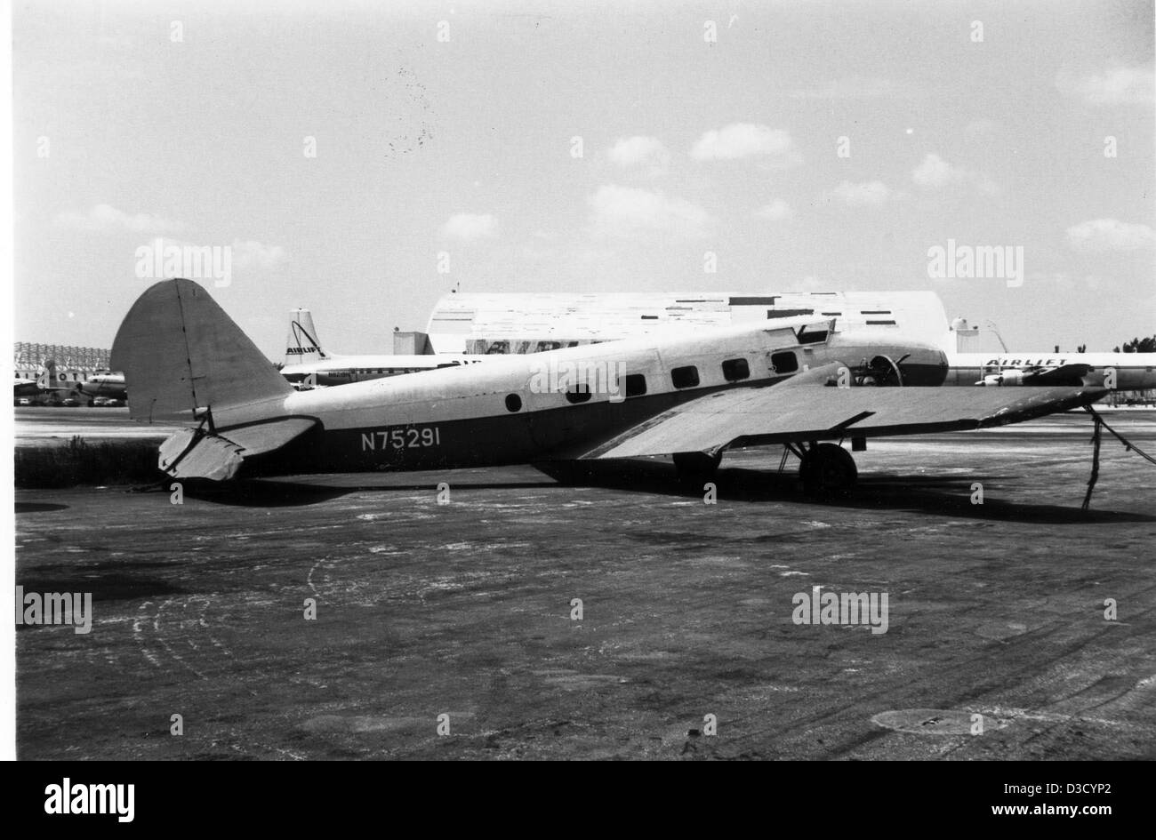 This photo from the Charles M. Daniels Collection shows the Boeing 247 ...