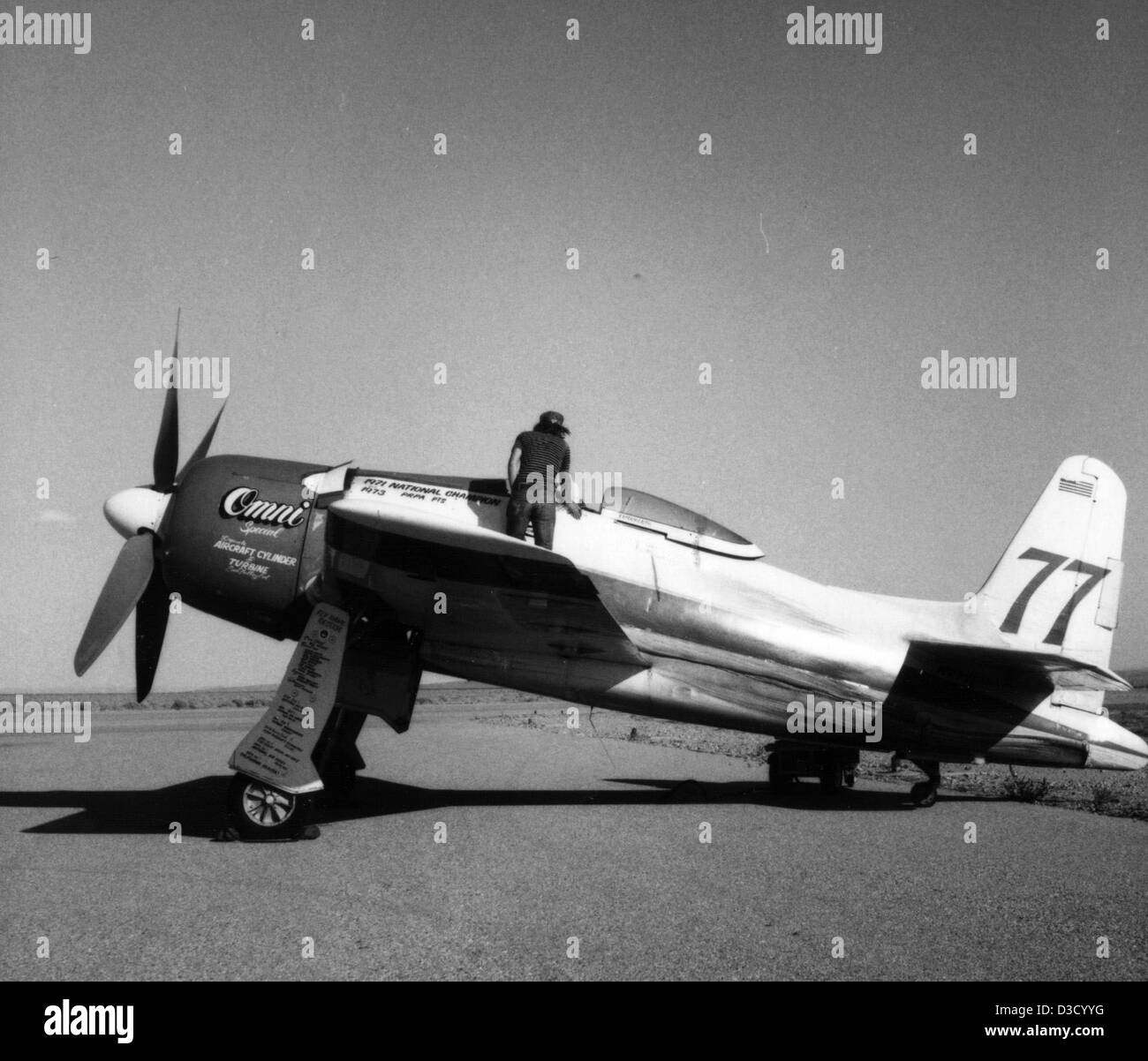 The Grumman F8F-2 Bearcat, showcased here in Mojave, CA, was one of the ...