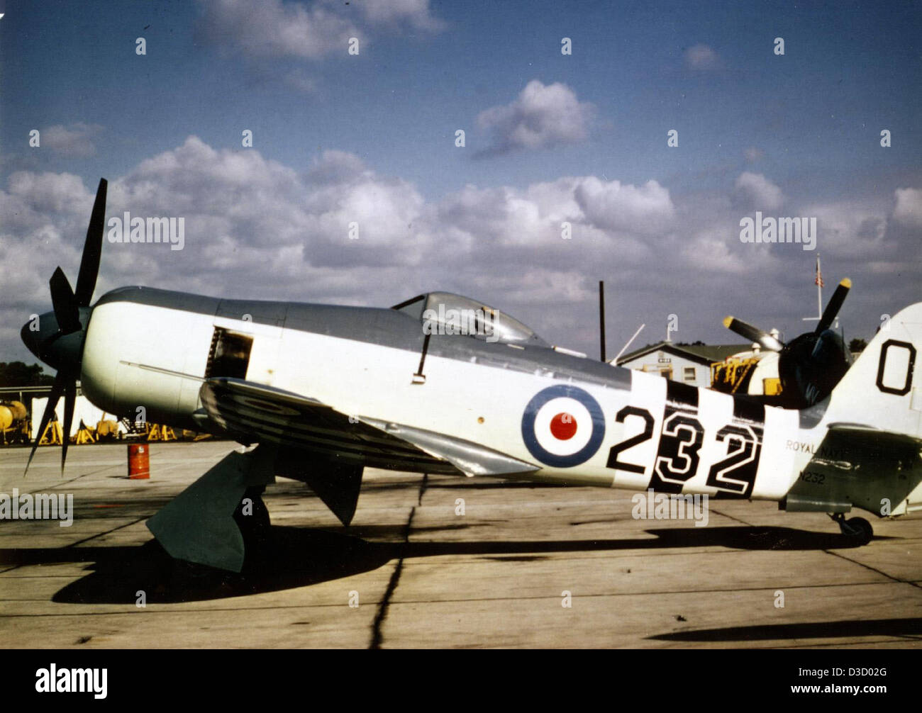 The Hawker Sea Fury, captured in the Charles M. Daniels Collection, was ...