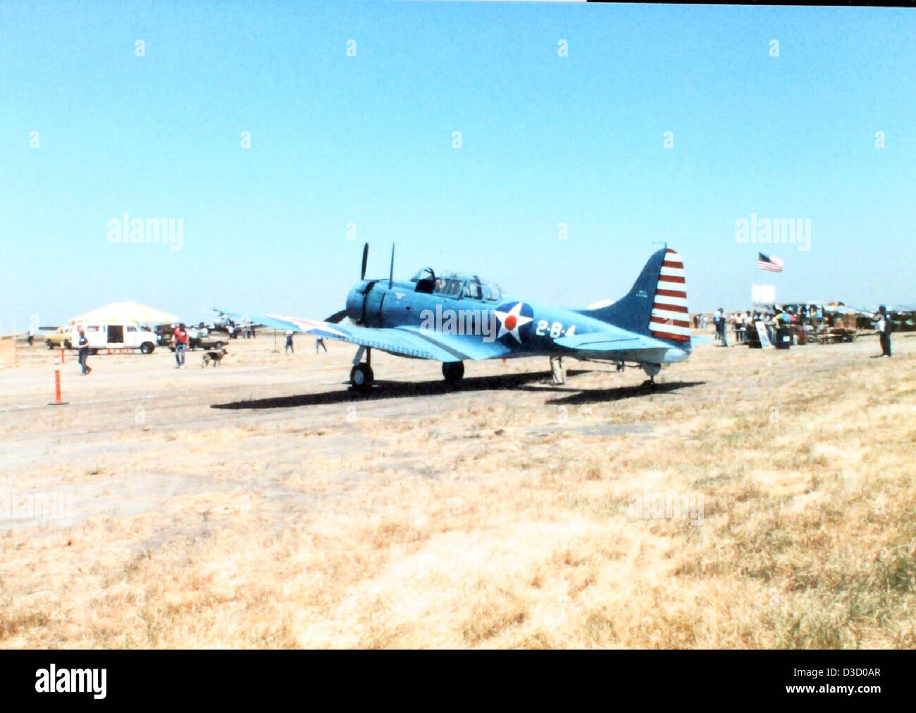 The Douglas SBD Dauntless, captured in this image from the Charles M ...