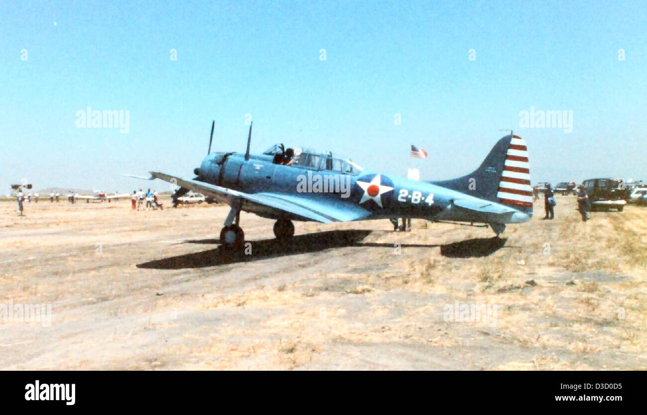 The Douglas SBD Dauntless was a carrier-based dive bomber used by the U ...