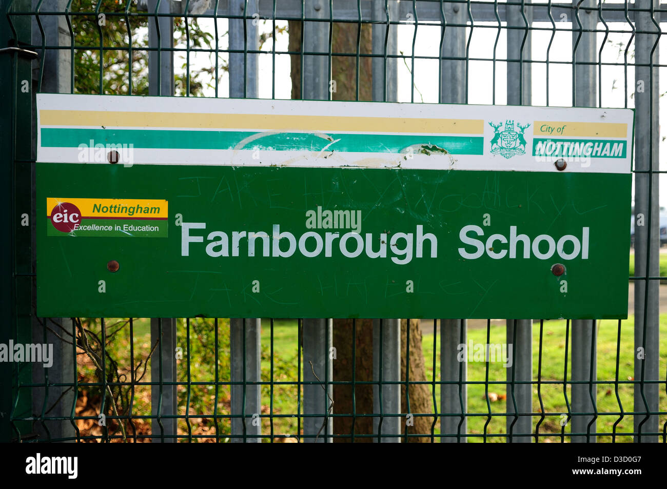 Farnborough School and Technology Collage,Clifton Nottingham Stock ...