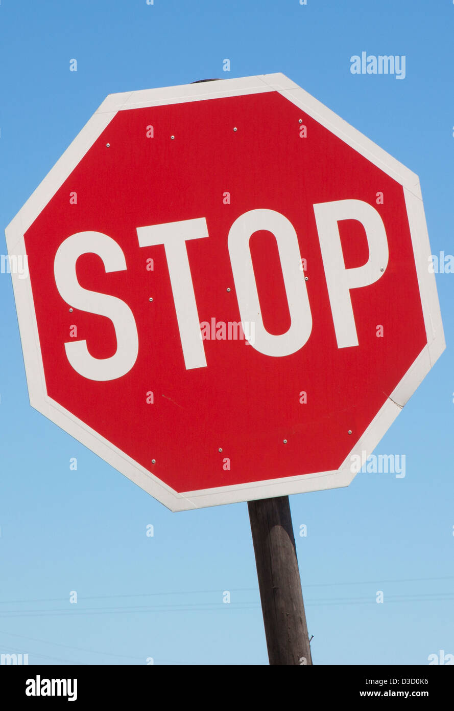 Stop sign distorted hi-res stock photography and images - Alamy