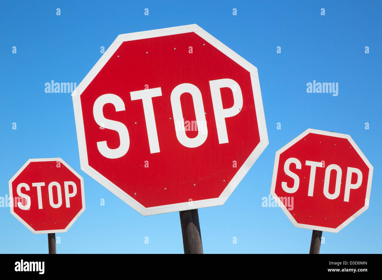 Stop sign distorted hi-res stock photography and images - Alamy