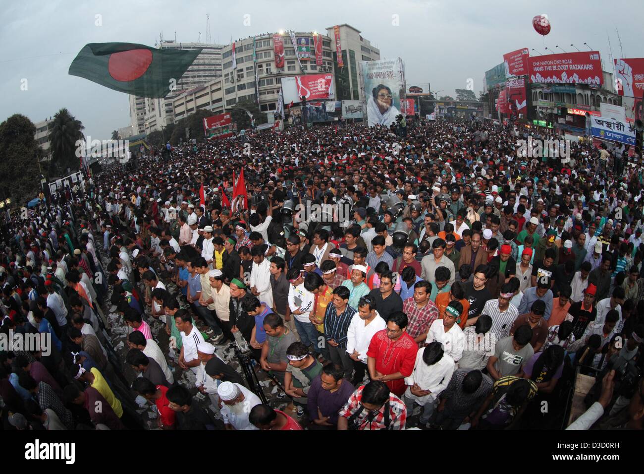 Feb. 16, 2013 - Dhaka, Bangladesh - Thousands of people from different ...