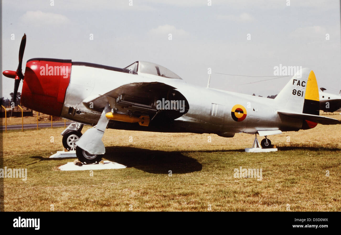 The Republic P-47D Thunderbolt was a prominent World War II fighter ...