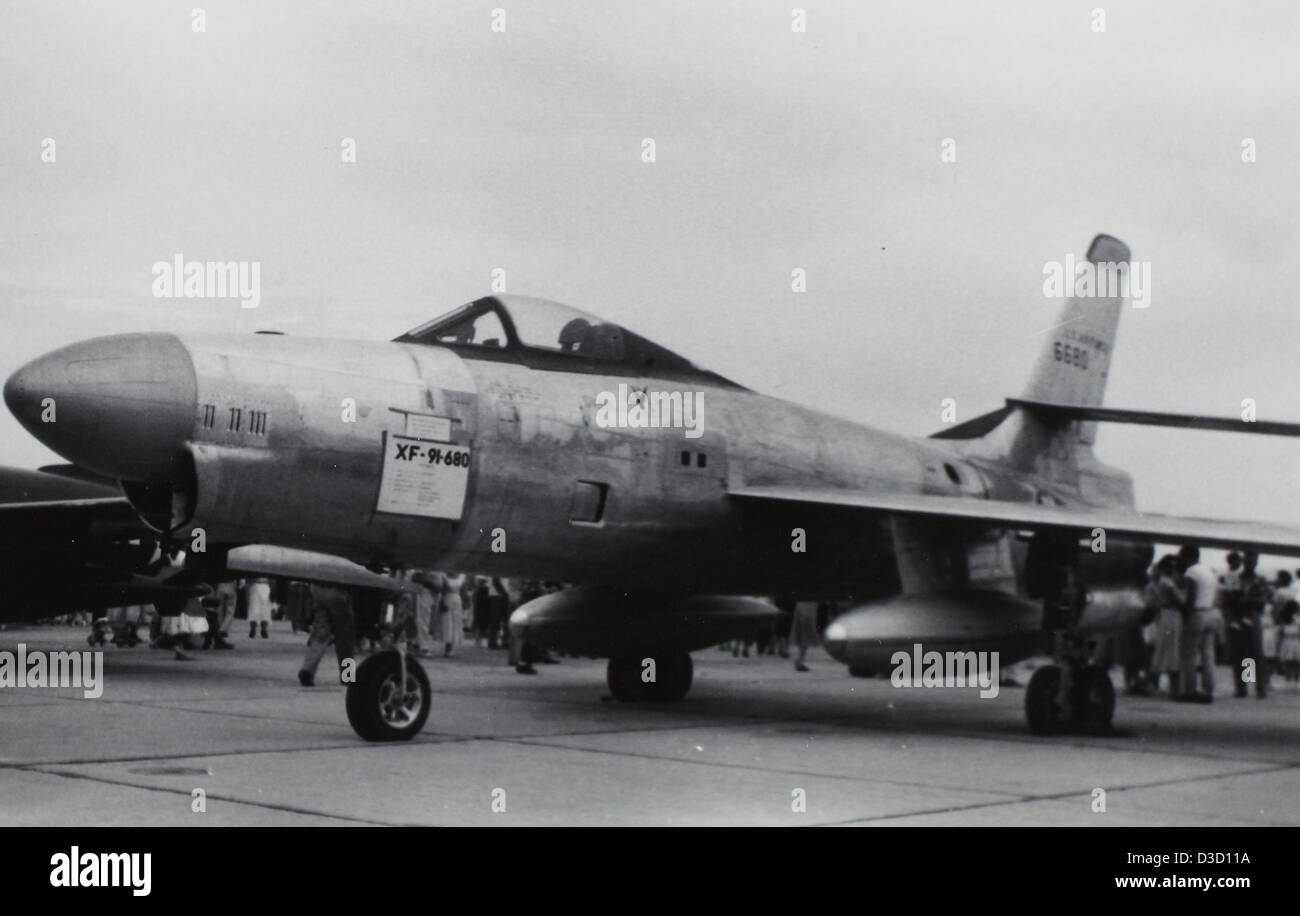 This image from the Charles Daniels Collection features the Republic XF ...