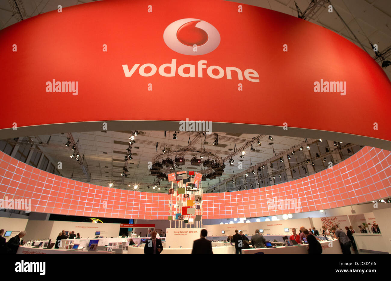 Berlin, Germany, the Vodafone booth at IFA 2010 Stock Photo - Alamy