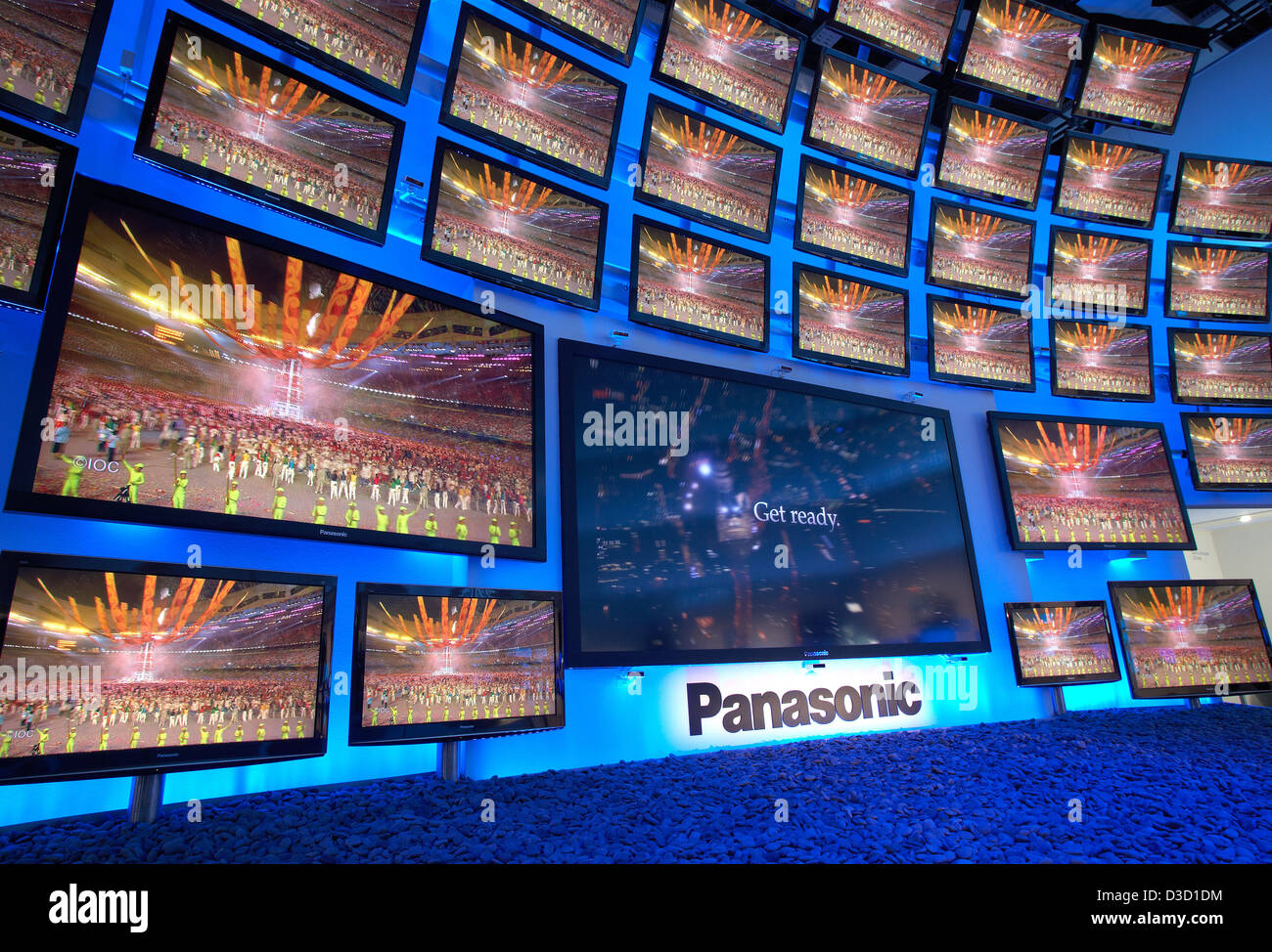 Berlin, Germany, presents the Panasonic 3D TV at IFA 2010 Stock Photo ...