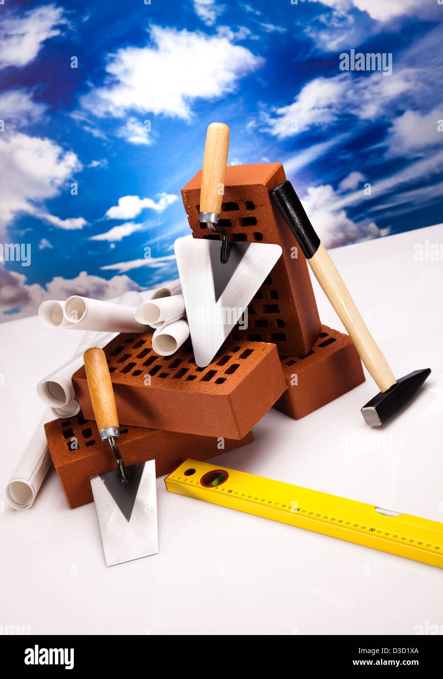 Let's build house Stock Photo - Alamy