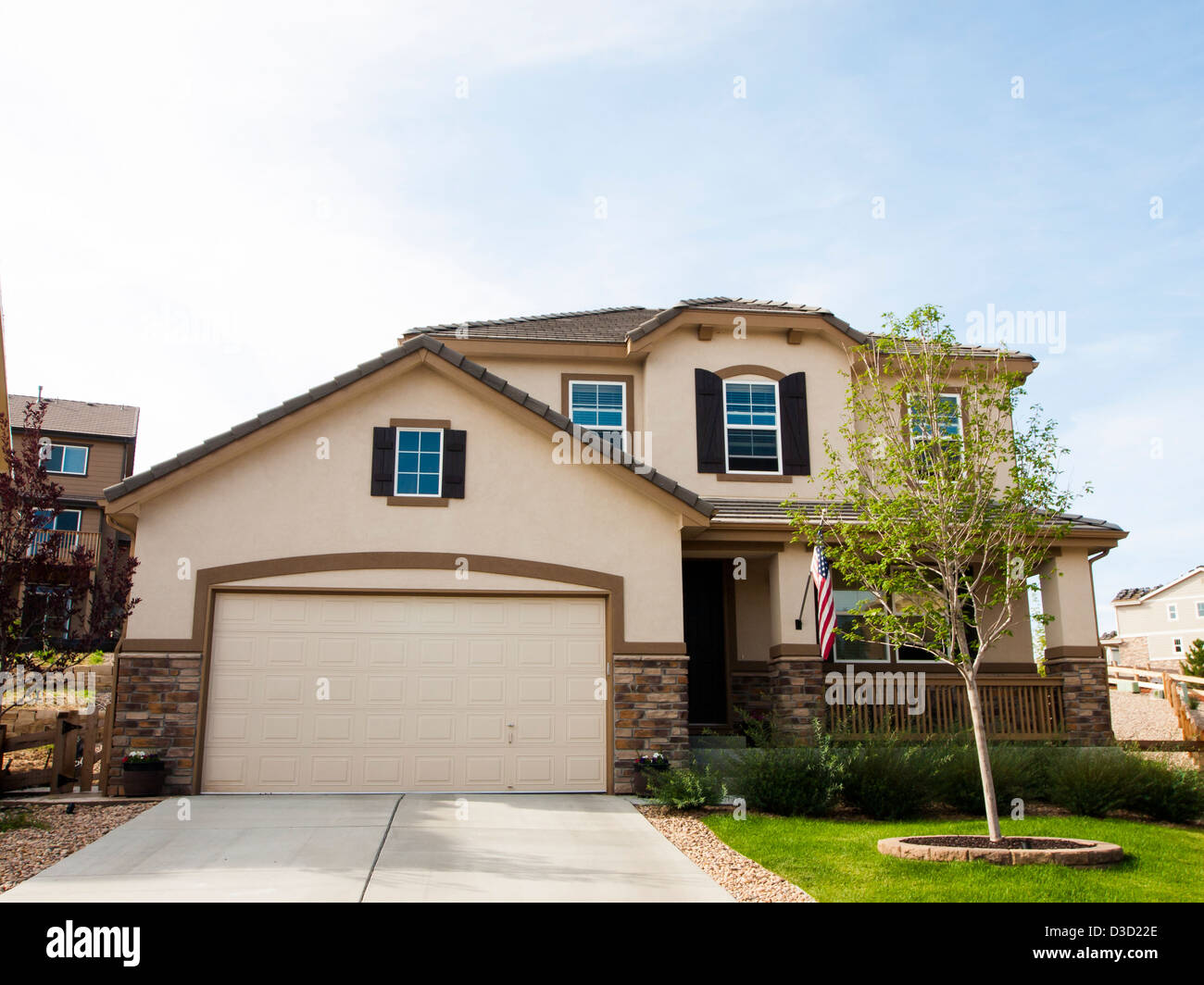 House in suburban development of Denver, Colorado Stock Photo - Alamy