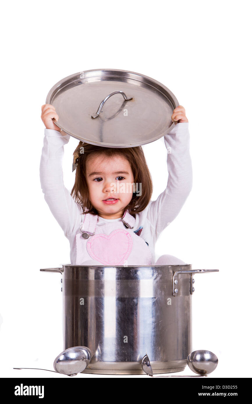 Baby in the pot Stock Photo - Alamy