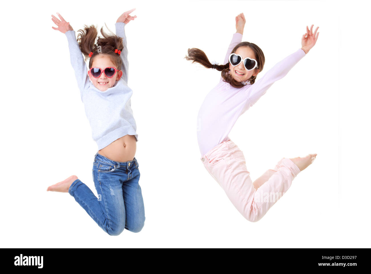 happy smiling, kids jumping Stock Photo - Alamy