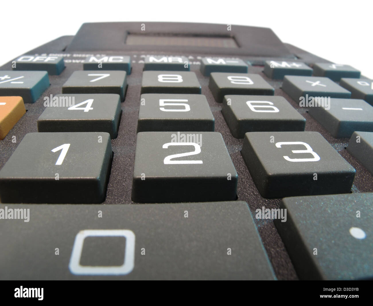 Calculator Close Up Macro Stock Photo - Alamy