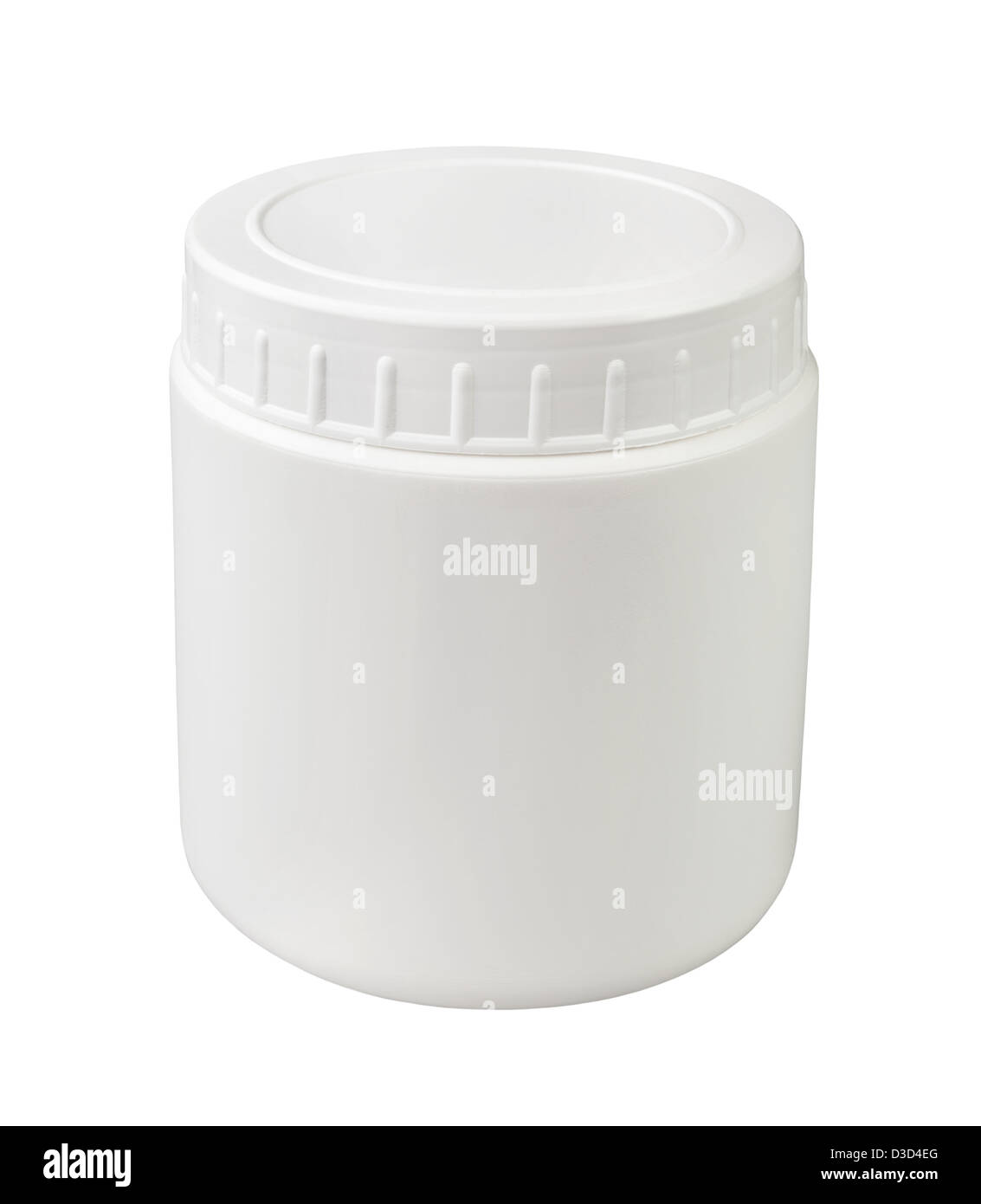 Simple white container lid Cut Out Stock Images & Pictures - Alamy