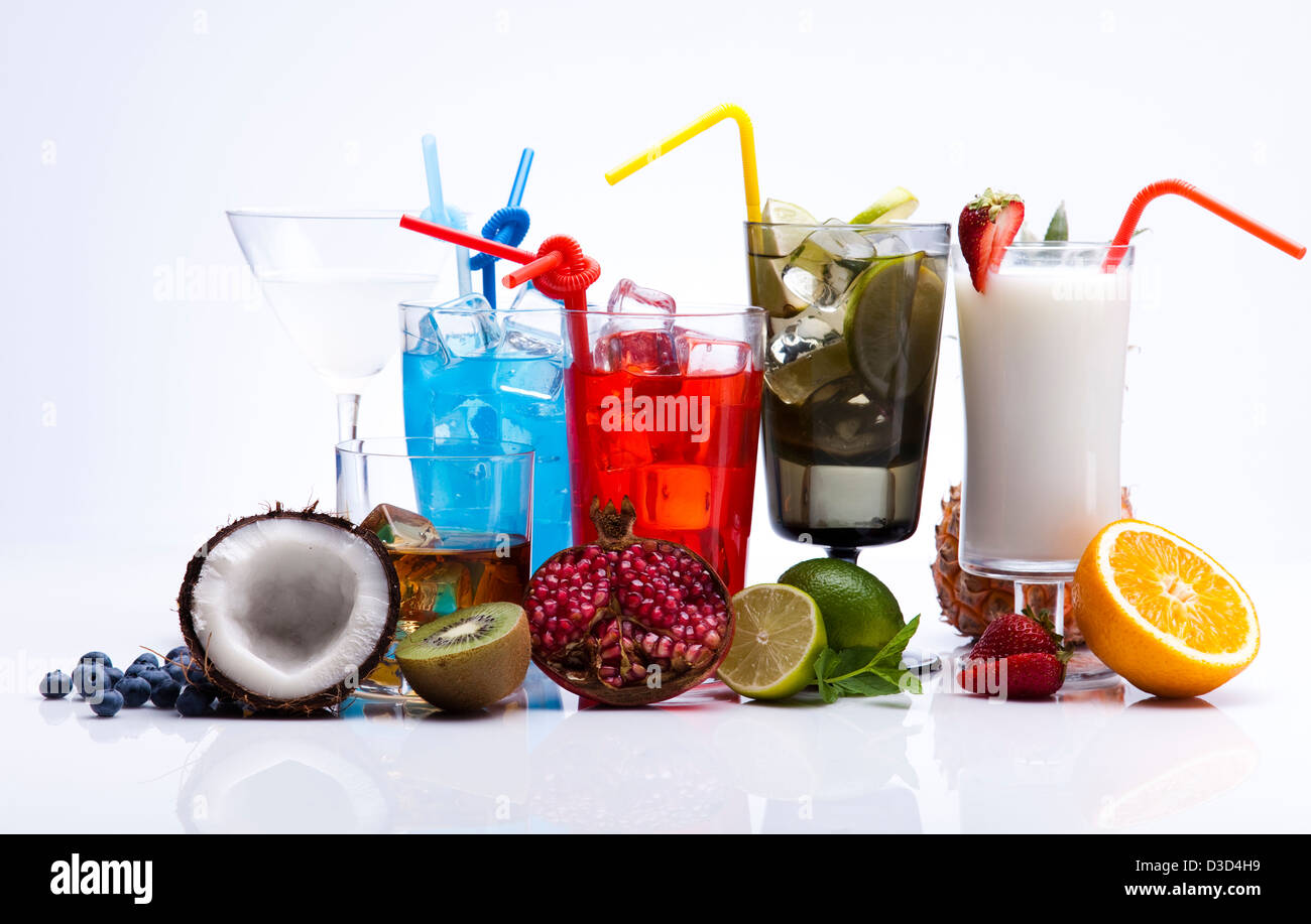 Exotic alcohol drinks Stock Photo - Alamy