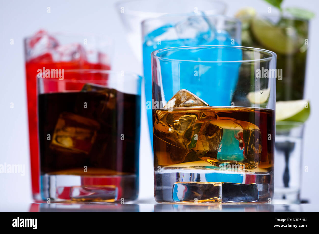 Exotic alcohol drinks Stock Photo - Alamy