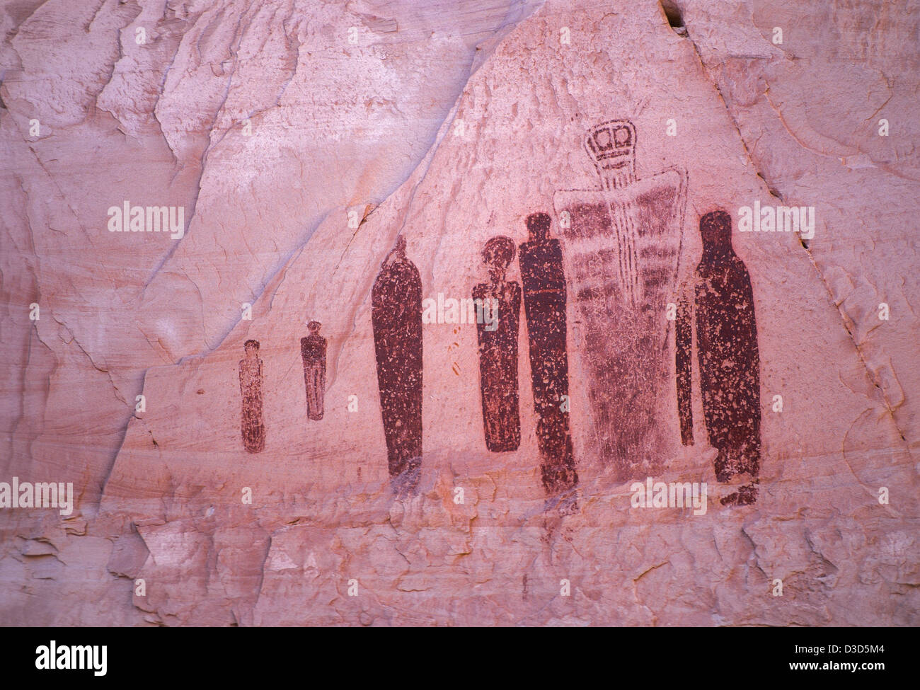 The Great Gallery in Horseshoe Canyon, located in Canyonlands National ...