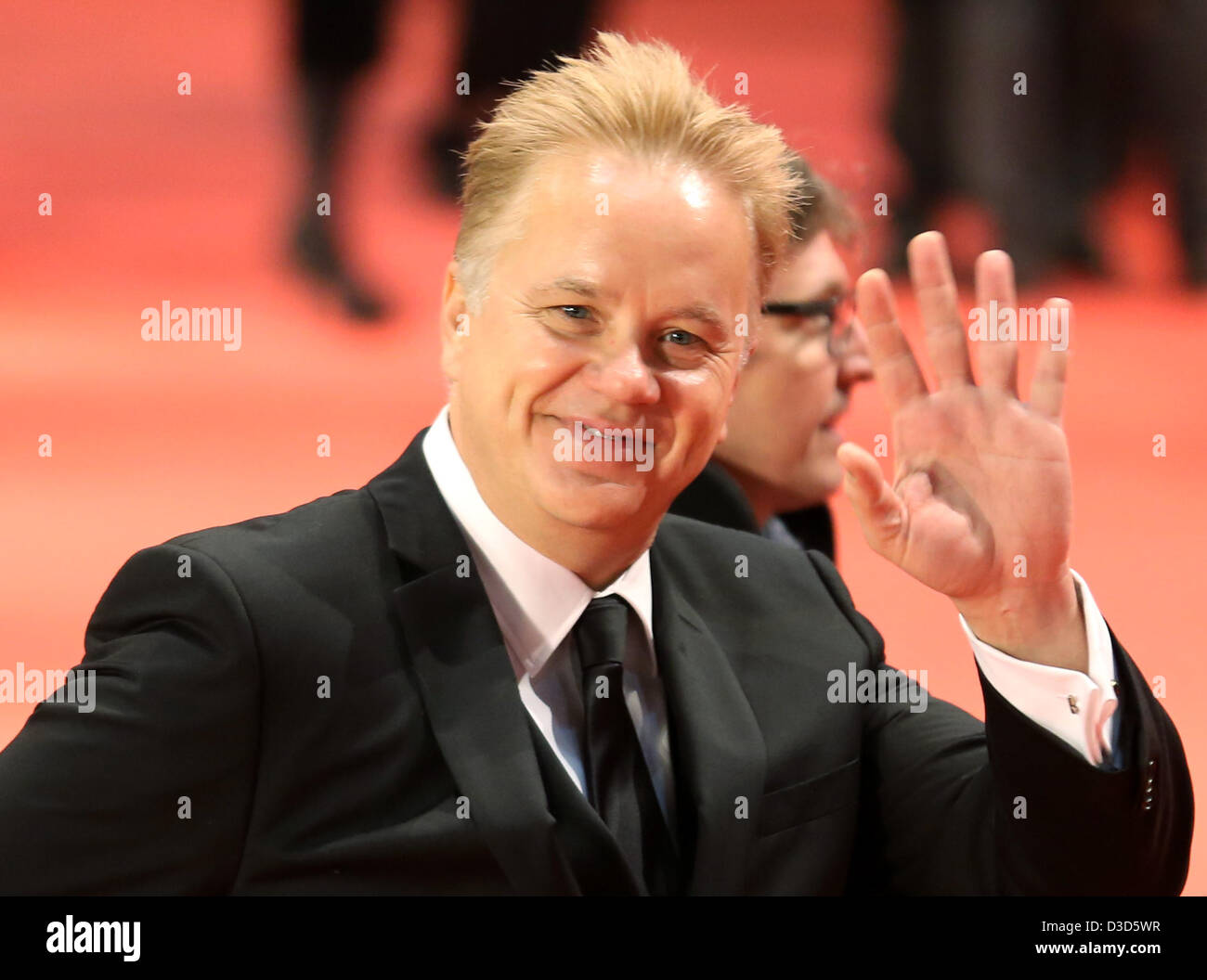 Director of Berlinale-Jury Tim Robbins arrives for the closing ceremony ...