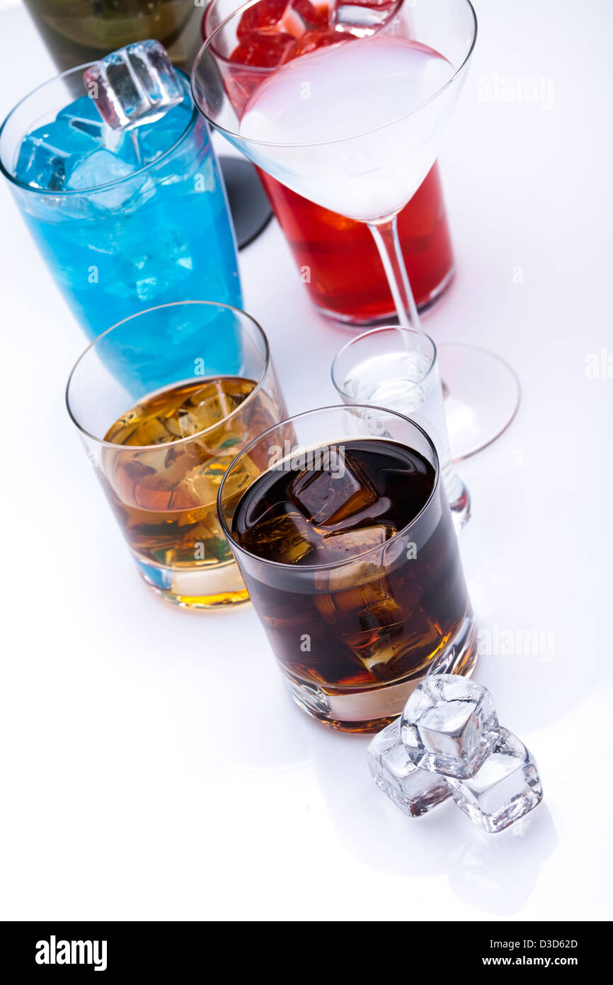 Exotic alcohol drinks Stock Photo - Alamy