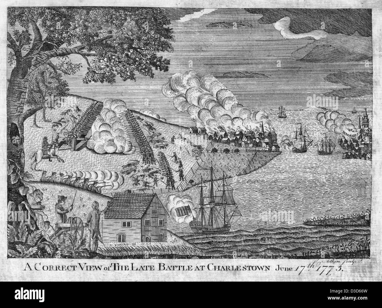 1775 boston hi-res stock photography and images - Alamy