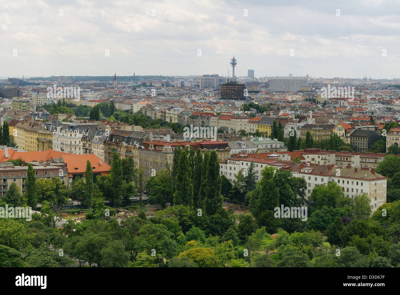 Vienna birds eye view hi-res stock photography and images - Alamy
