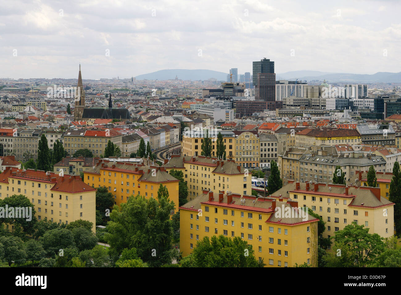 Vienna birds eye view hi-res stock photography and images - Alamy