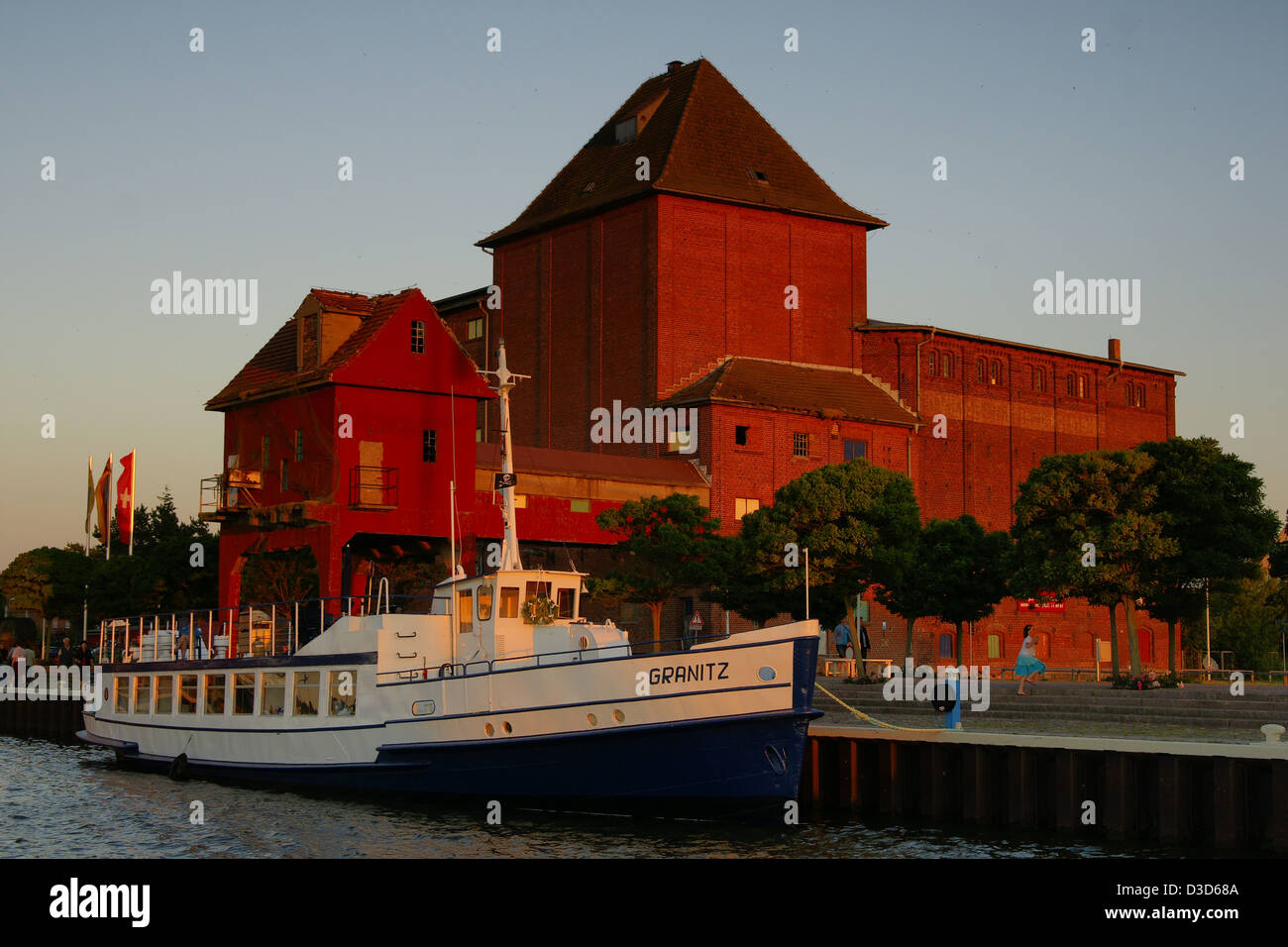 Barth, Germany, the Holiday ship MS Granitz in Barth harbor Stock Photo ...