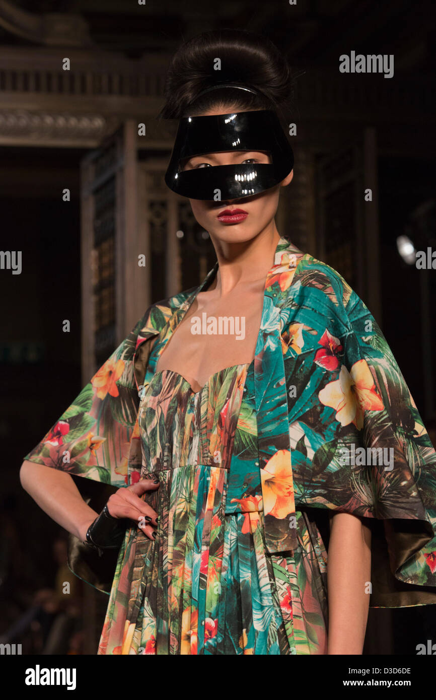 London, England, UK. Saturday, 16 February 2013. Designer Ashley Isham ...