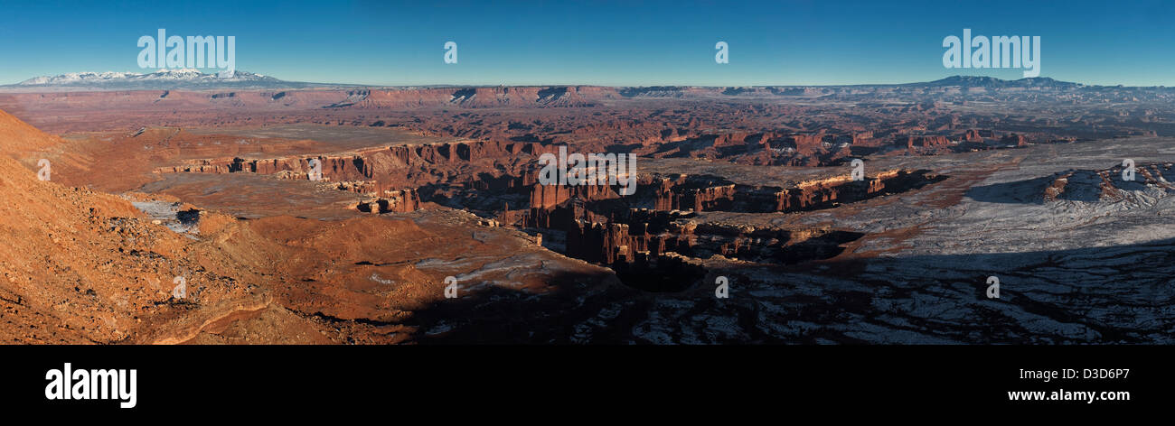 Grand View Point Trail at Canyonlands National Park offers expansive ...