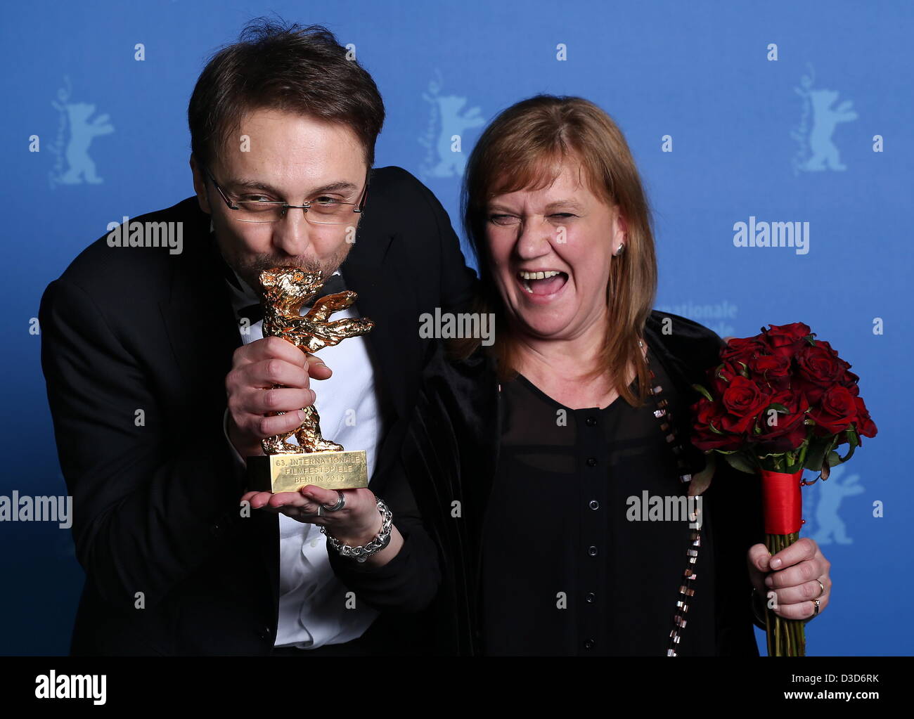 Romanian Director Calin Peter Netzer und Producer Ada Solomon (Goldener ...