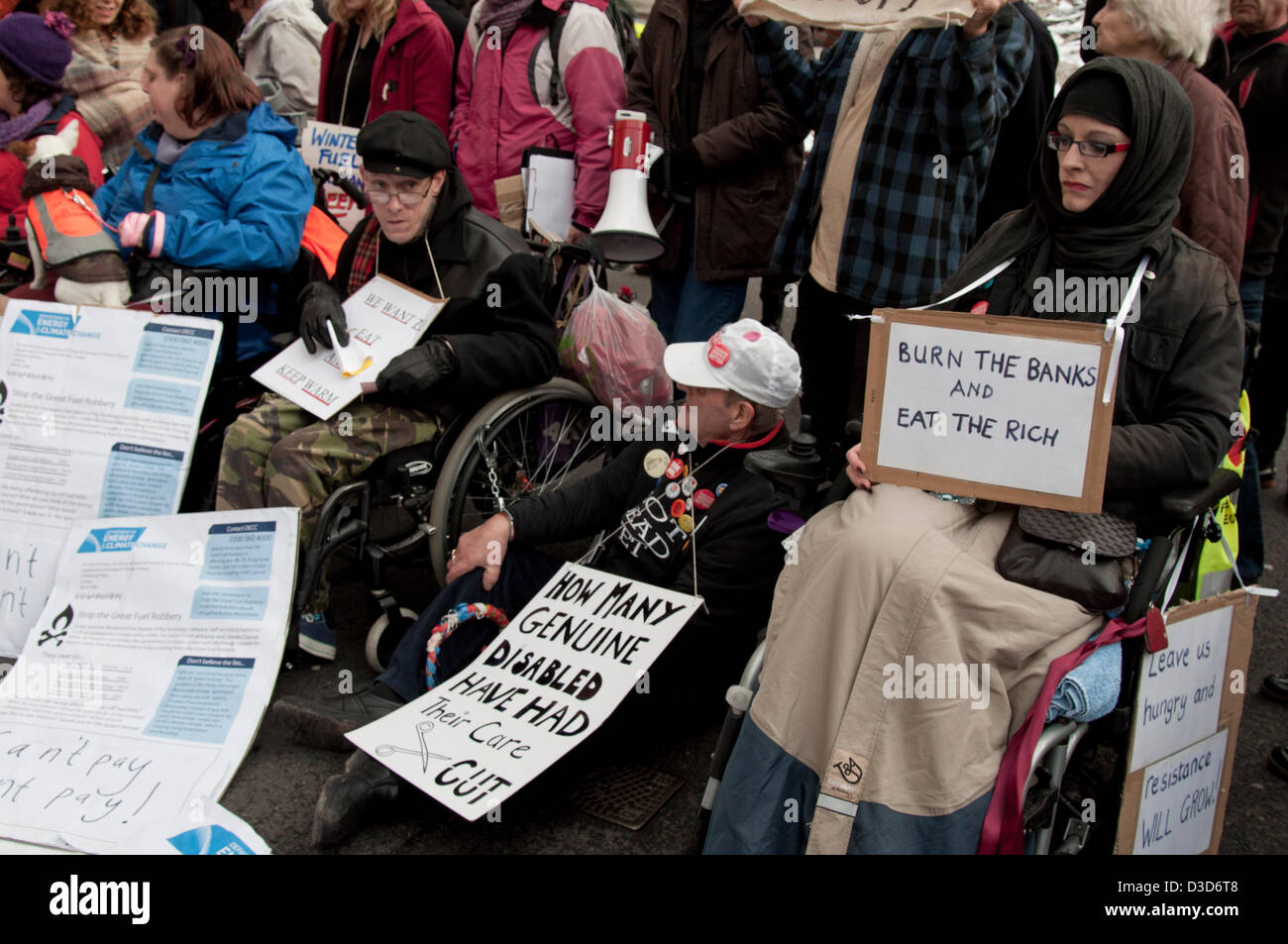 Wheelchair Users Protest High Resolution Stock Photography and Images ...