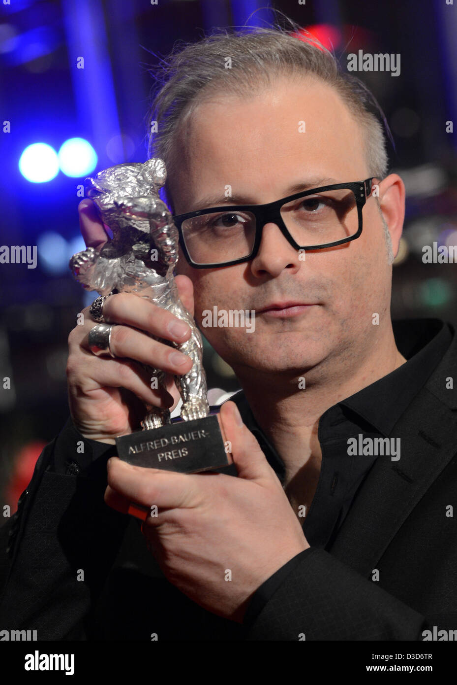 Canadian director Denis Cote poses with his Silver Bear - Alfred Bauer ...