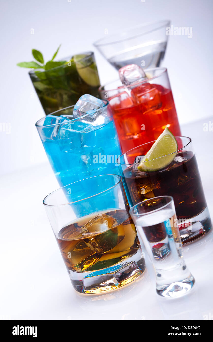 Exotic alcohol drinks Stock Photo - Alamy