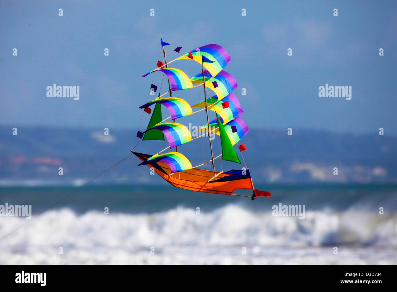 Fly a kite - a sailing vessel in the sky Stock Photo - Alamy