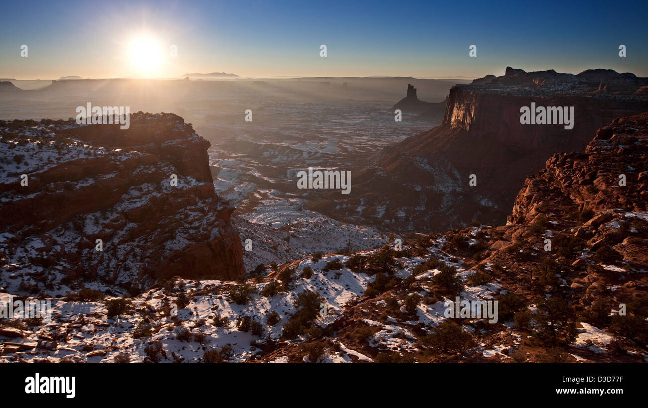 The Island in the Sky is a mesa located in Canyonlands National Park ...