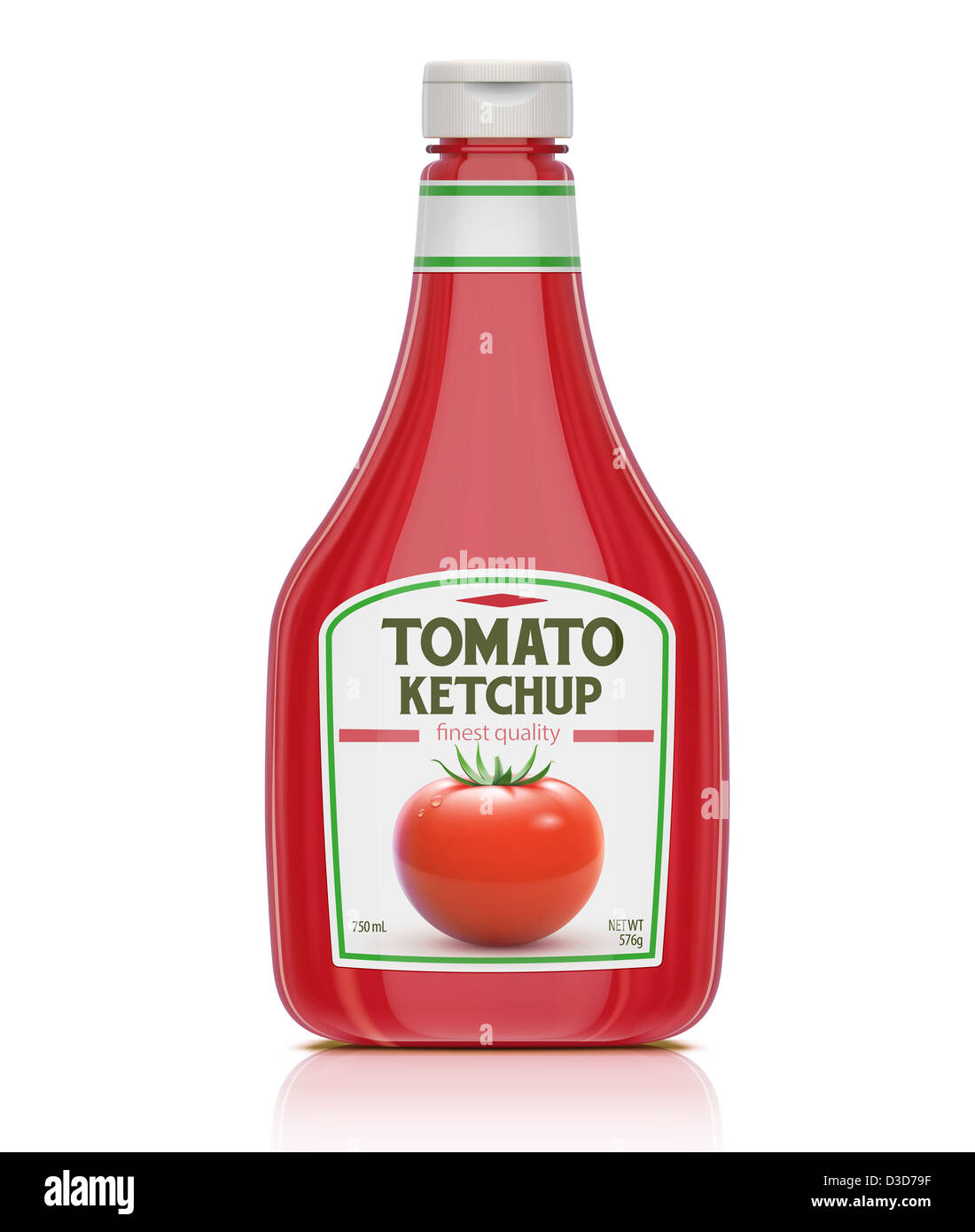 ketchup bottle isolated on white background Stock Photo - Alamy