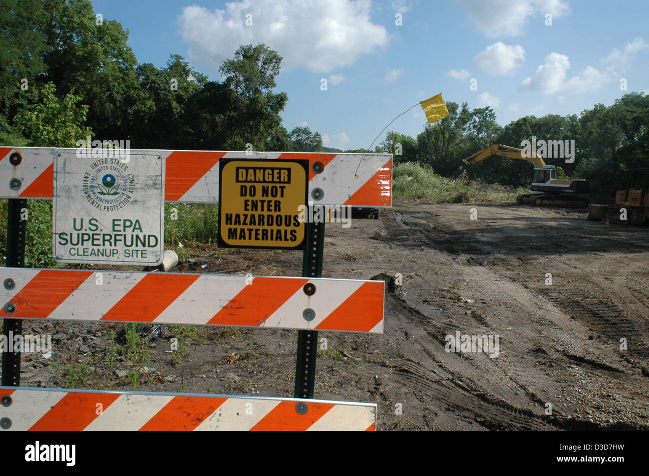 EPA superfund cleanup site Cincinnati Ohio Stock Photo - Alamy