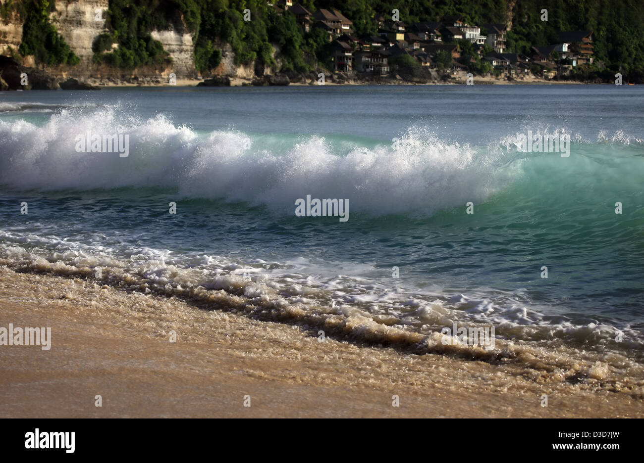 The big wave. Dreamland beach - Bali Stock Photo - Alamy