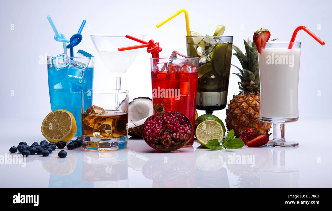 Exotic alcohol drinks Stock Photo - Alamy