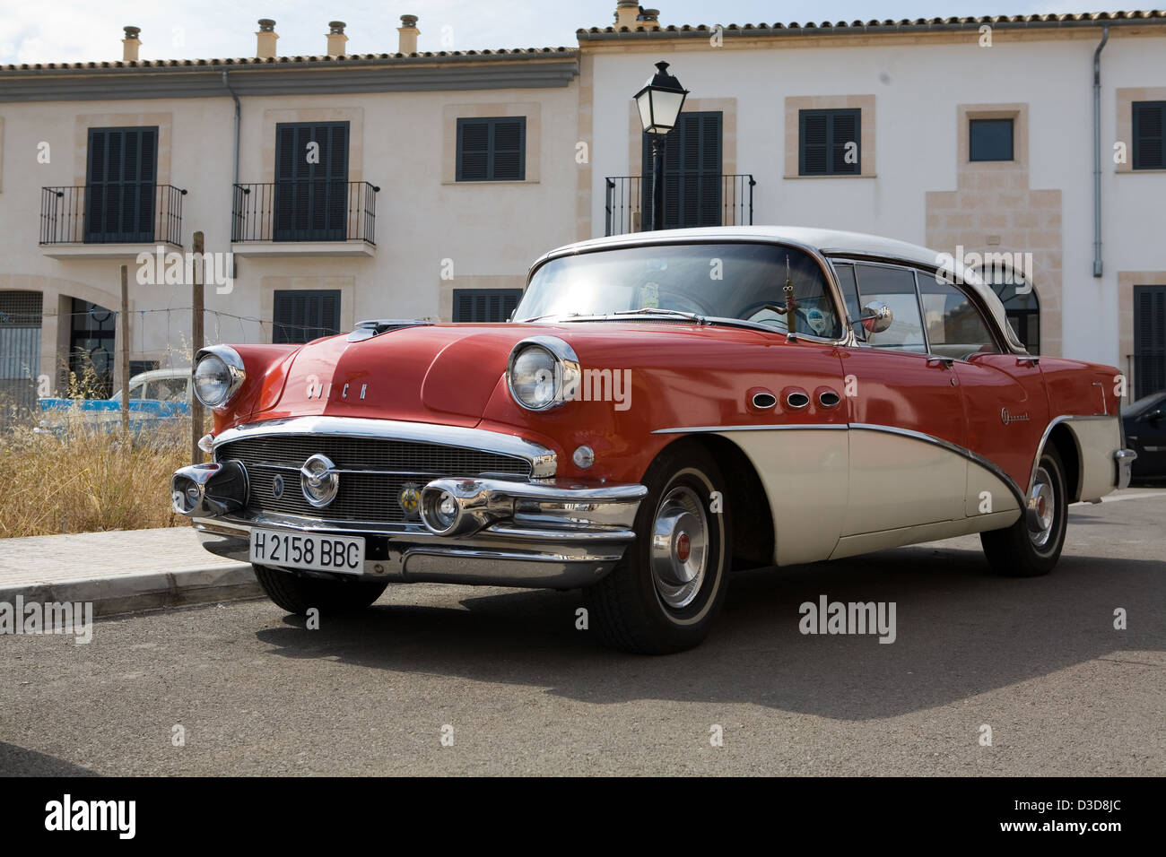 Concell, Mallorca, Spain, red Buick Century roadside Stock Photo - Alamy
