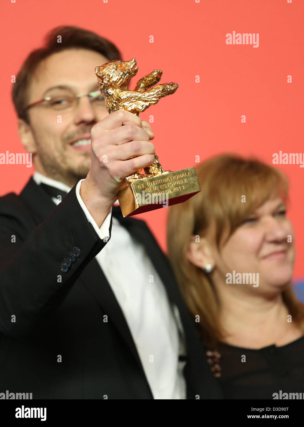 Director Calin Peter Netzer and producer Ada Solomon pose with the ...